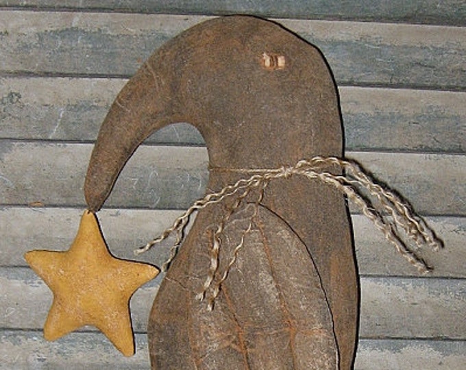 Wooden Crow - Etsy