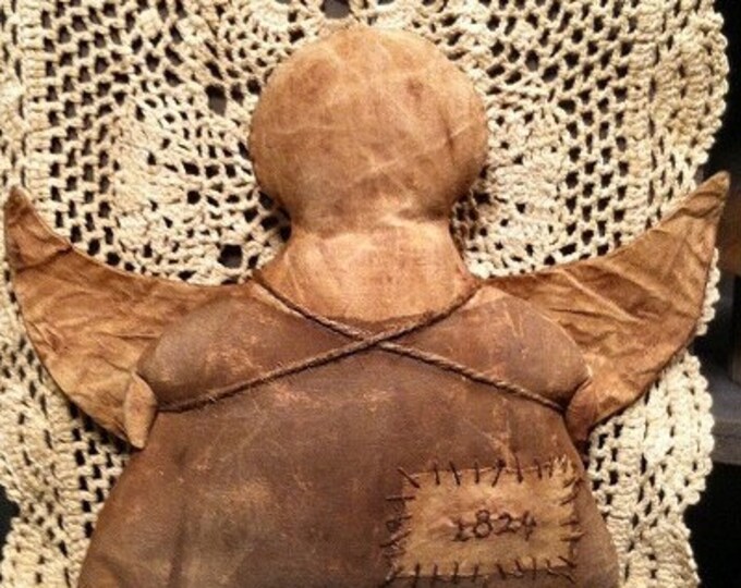 1824 Angel Epattern...primitive Country Cloth Doll Craft - Etsy