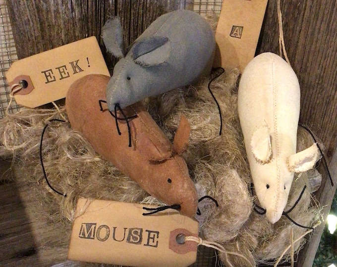 Primitive Spring Mice - Etsy