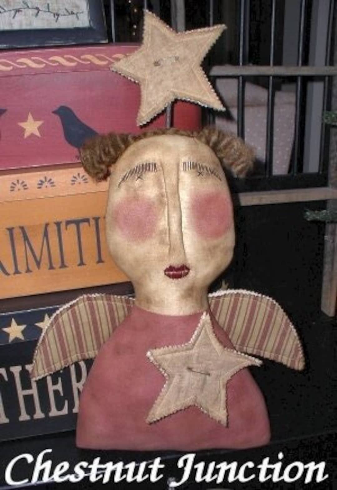 Gabbie Epattern...primitive Angel Cloth Doll Digital Download Sewing ...