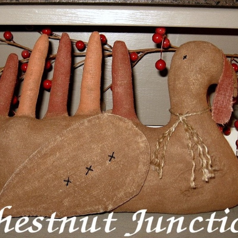 Primitive Turkey Pattern - Etsy
