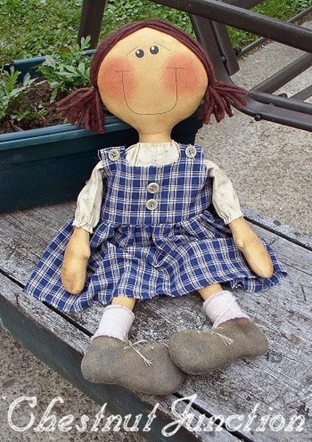 Jennie EPATTERN - Primitive Country Cloth Doll Craft Digital Download ...