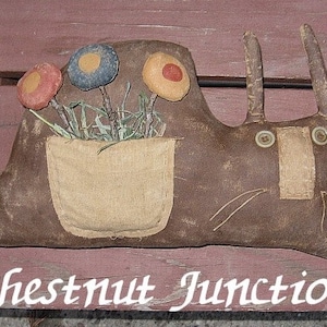 Bebe Bunny EPATTERN Primitive Country Easter Rabbit Spring Cloth Doll ...