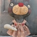 Kiki Kitty EPATTERN - Primitive Country Cat Plush Cloth Doll Craft ...