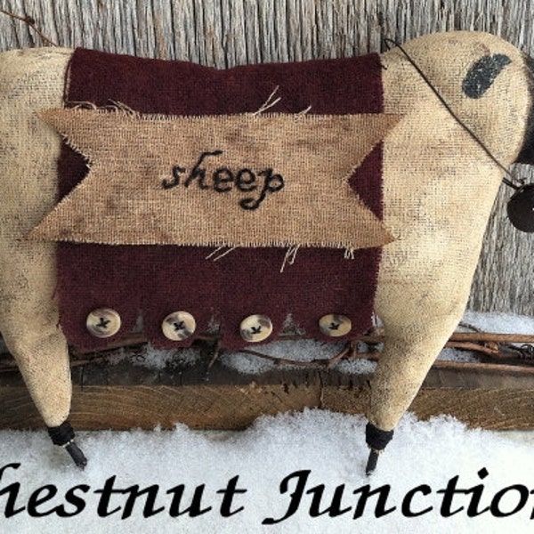 Primitive Sheep - Etsy