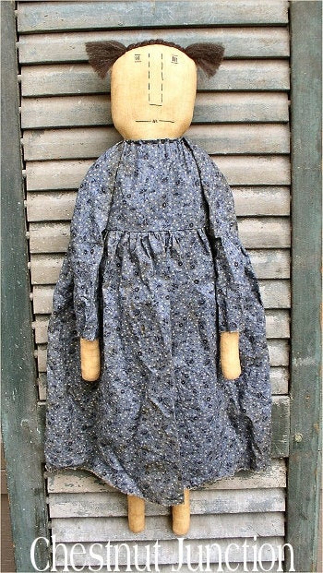 Nora EPATTERN - Primitive Country Cloth Doll Craft Digital Download ...