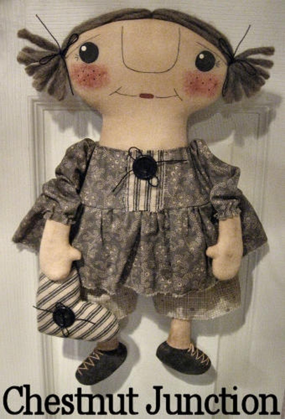 Olivia Epattern...primitive Country Cloth Doll Digital Download Sewing ...