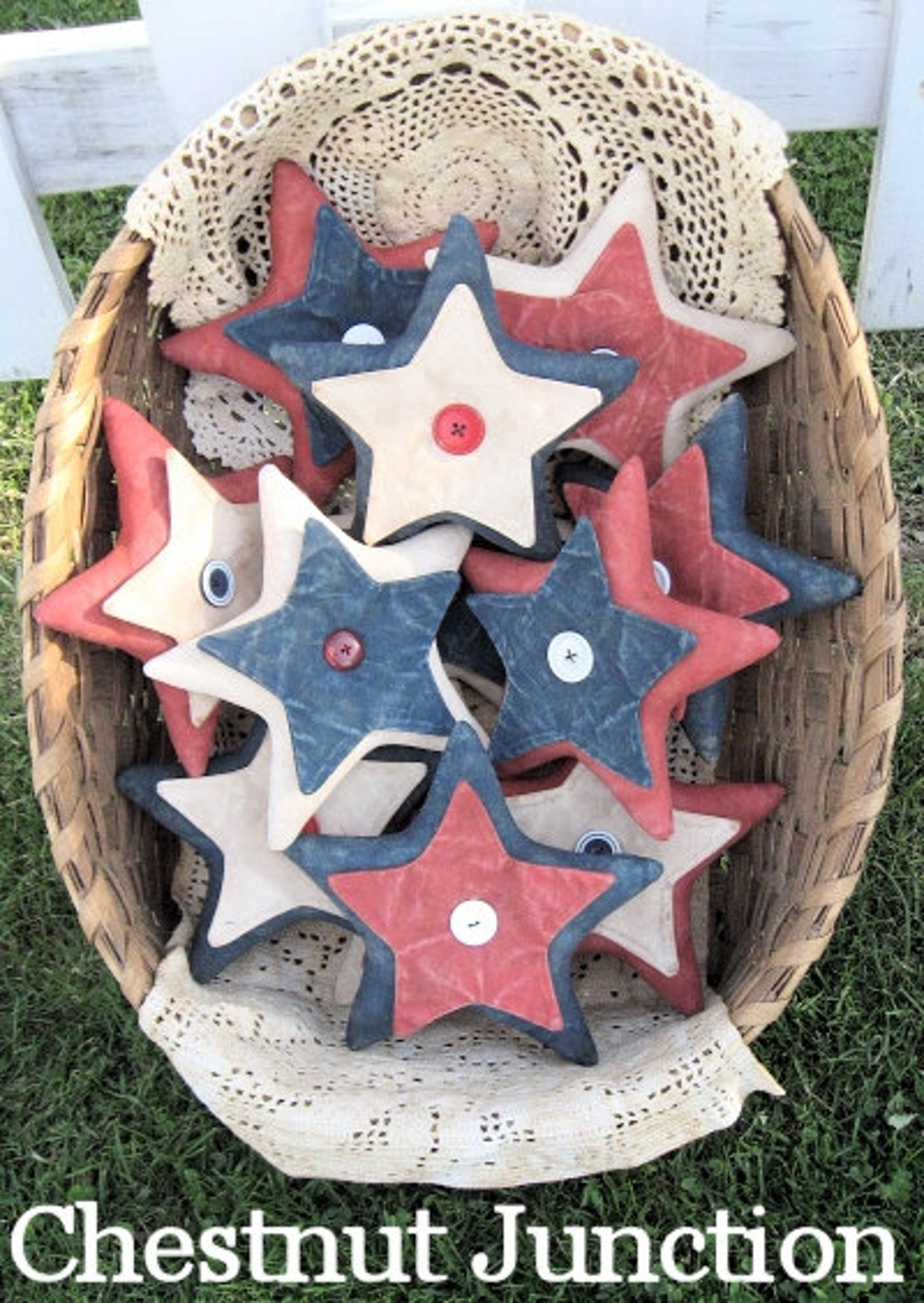 USA Stars Epattern...primitive Country Americana Patriotic - Etsy