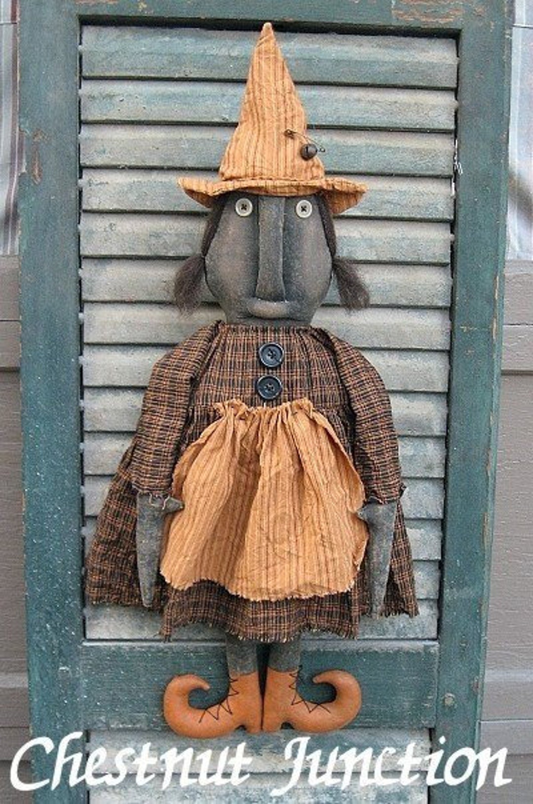 Wanda Witch EPATTERN - Primitive Halloween Cloth Doll Craft Digital ...