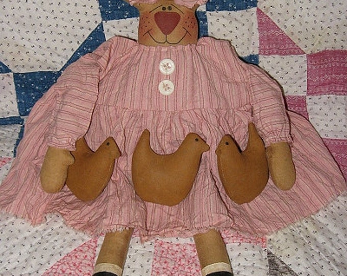 Bitsy Bunny Epattern...primitive Country Cloth Doll Craft | Etsy