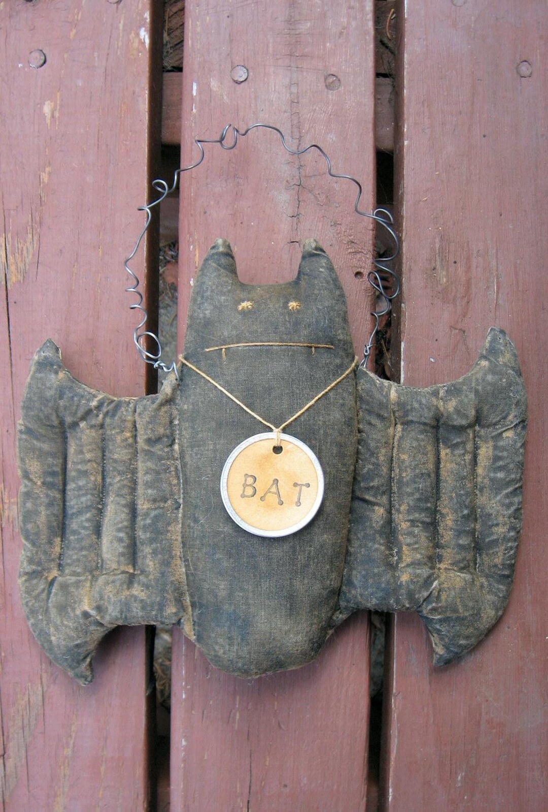 Bella Bat EPATTERN - Primitive Halloween Fall Autumn Bat Cloth Doll ...
