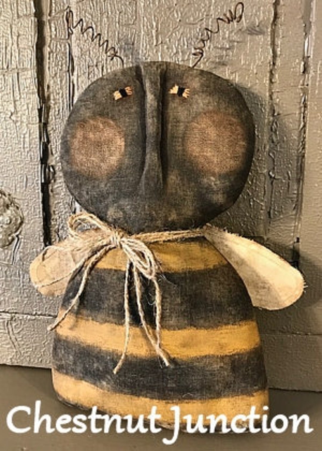 Bettie Bee Epattern...primitive Country Bee Spring Summer Cloth Doll ...