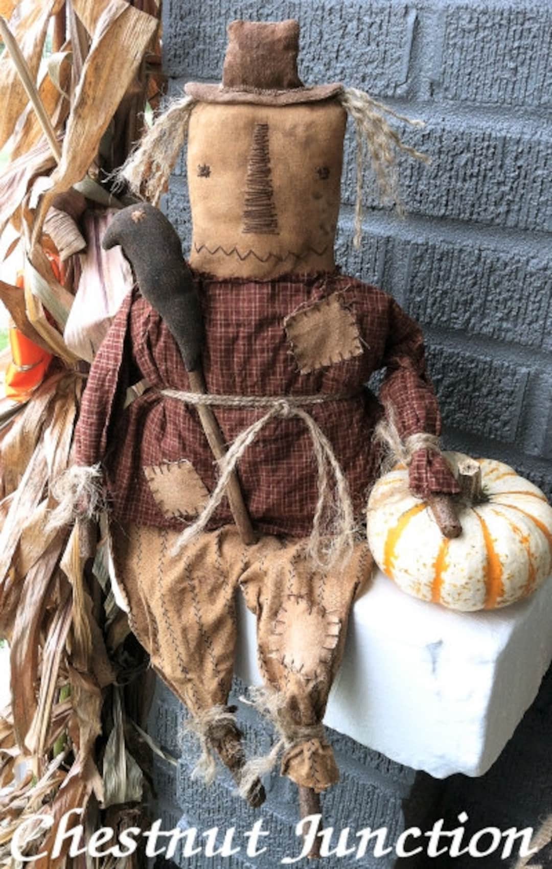 Po Scarecrow Epattern...primitive Country Halloween Thanksgiving Fall ...