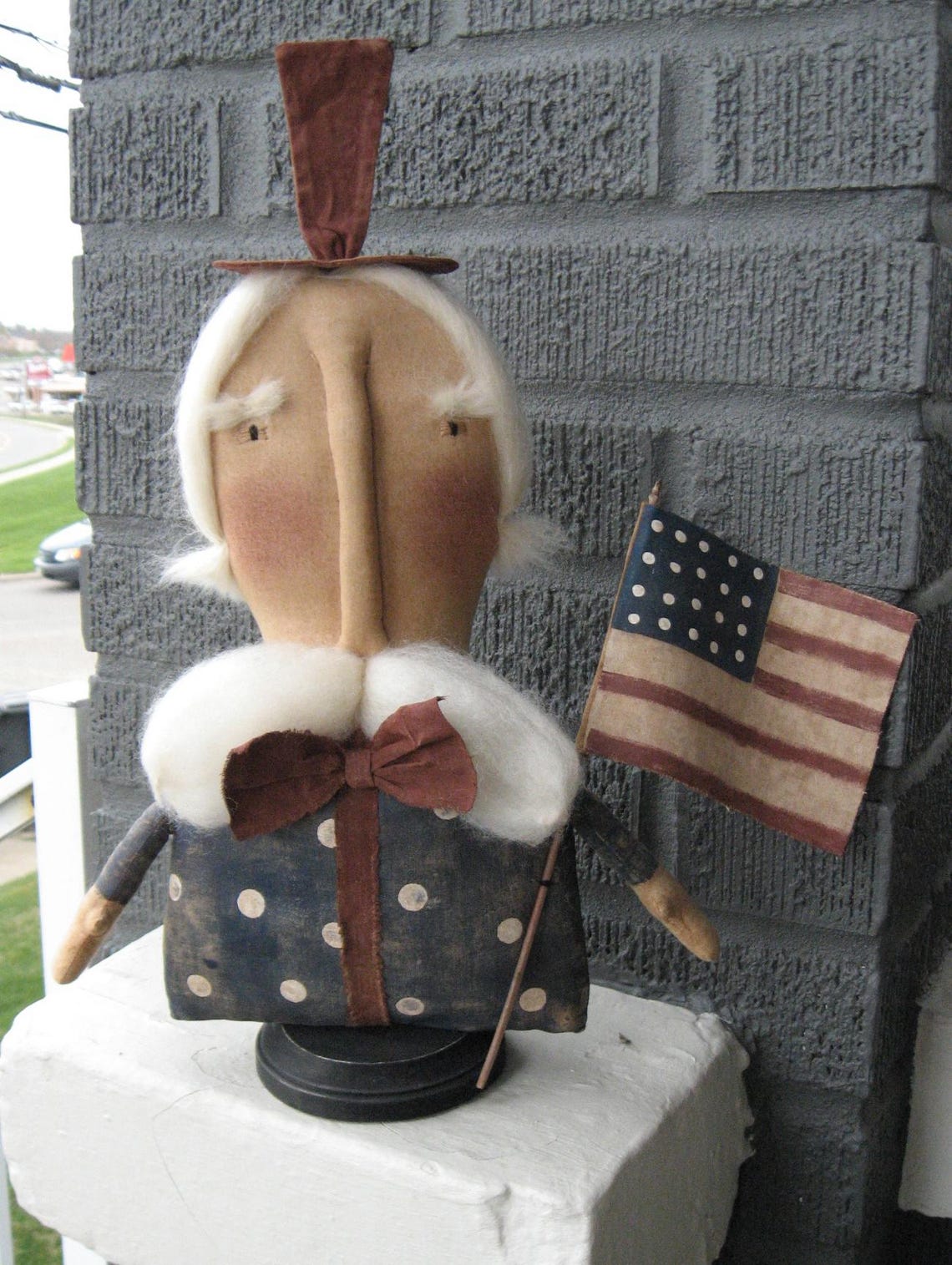 Flag Sam Epattern...primitive Country Uncle Sam Cloth Doll Craft ...