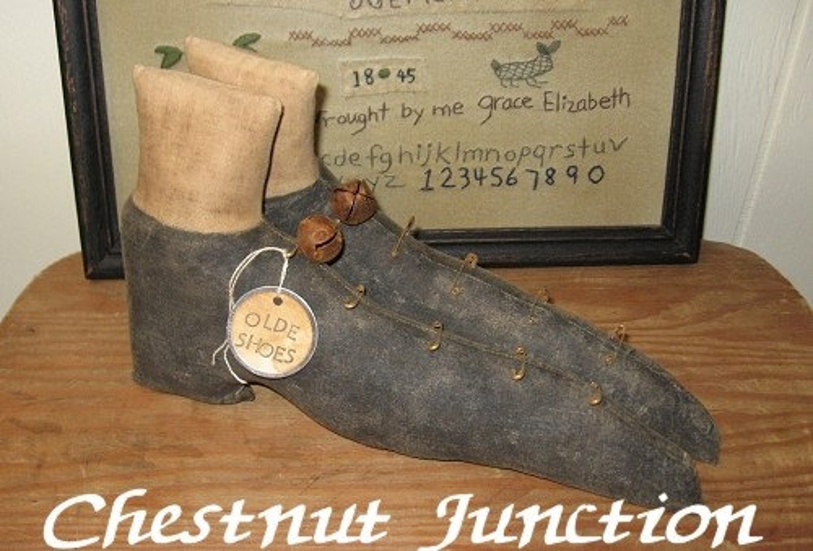 Old Shoes Epattern...primitive Country Colonial Cloth Doll Craft ...