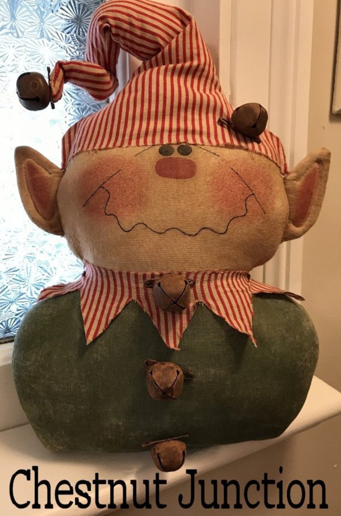 Jingle Elf EPATTERN Primitive Christmas Holiday Cloth Doll - Etsy