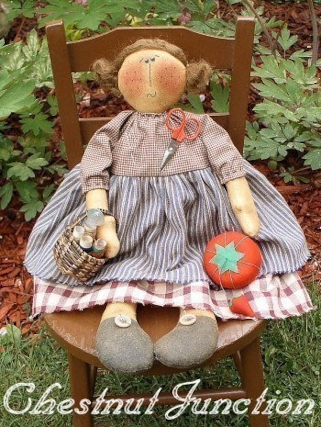 Sew Suzie EPATTERN primitive Country Craft Cloth Doll Digital Download ...