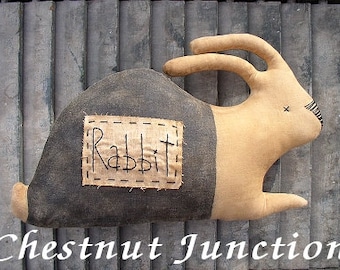 Folk Cow Epattern...primitive Country Cloth Doll Craft | Etsy