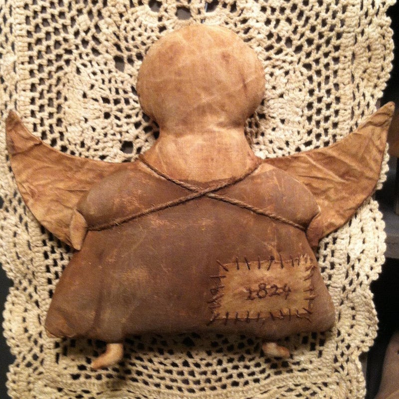 Primitive Angel Doll - Etsy