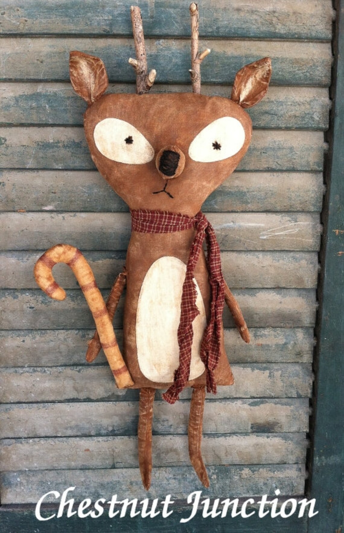 Rocko Reindeer EPATTERN Primitive Country Christmas Holiday - Etsy