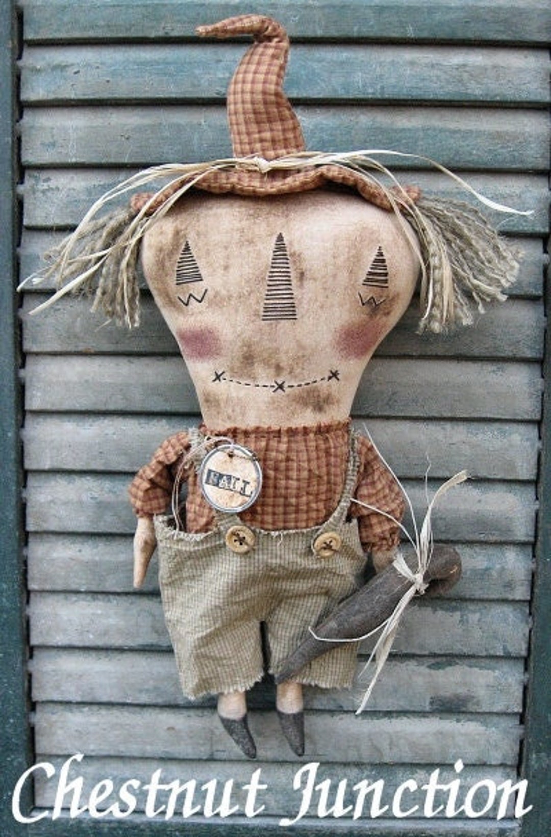 Bo Scarecrow EPATTERN - Primitive Halloween Fall Thanksgiving Cloth ...
