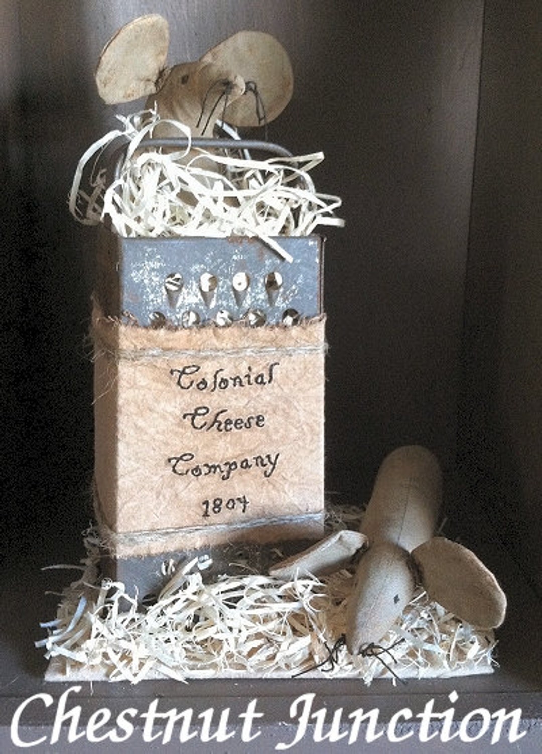Colonial Cheese Mouse EPATTERN -primitive Cloth Doll Craft Digital ...