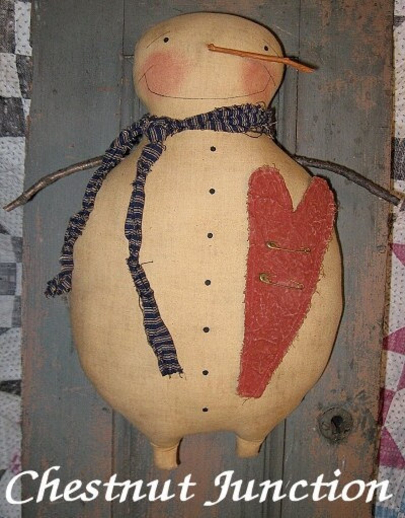 Sherman Snowman Epattern-primitive Christmas Winter Holiday - Etsy