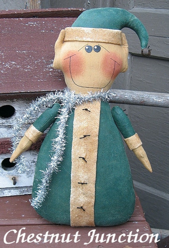 Elvin Elf EPATTERN Primitive Country Christmas Holiday Cloth - Etsy