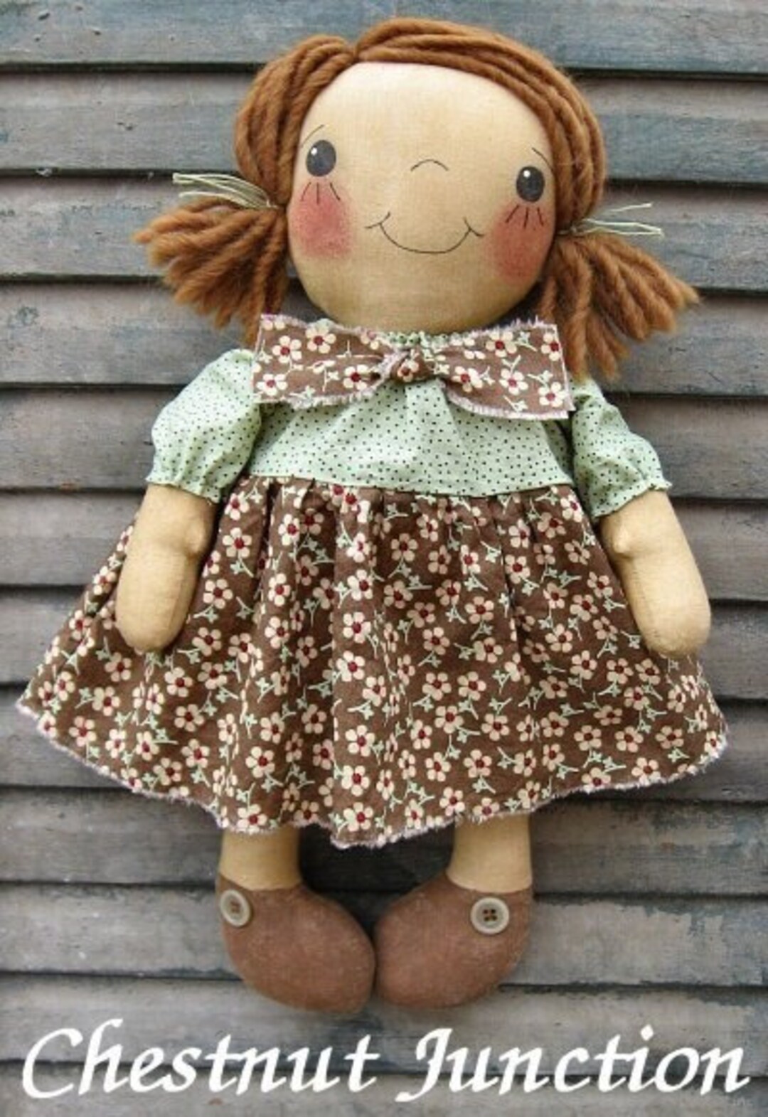Essie Epattern...primitive Country Cloth Doll Craft Digital Download ...