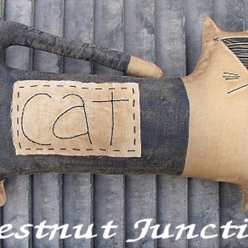 Cat Primitive Decoration - Etsy UK