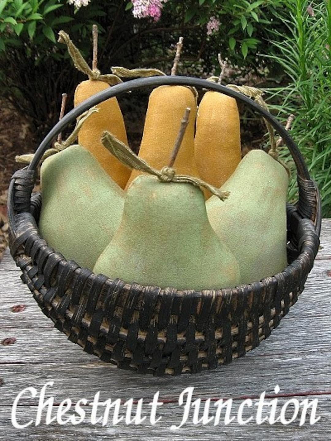 Prim Pears EPATTERN -fake Food Primitive Country Craft Digital Download ...