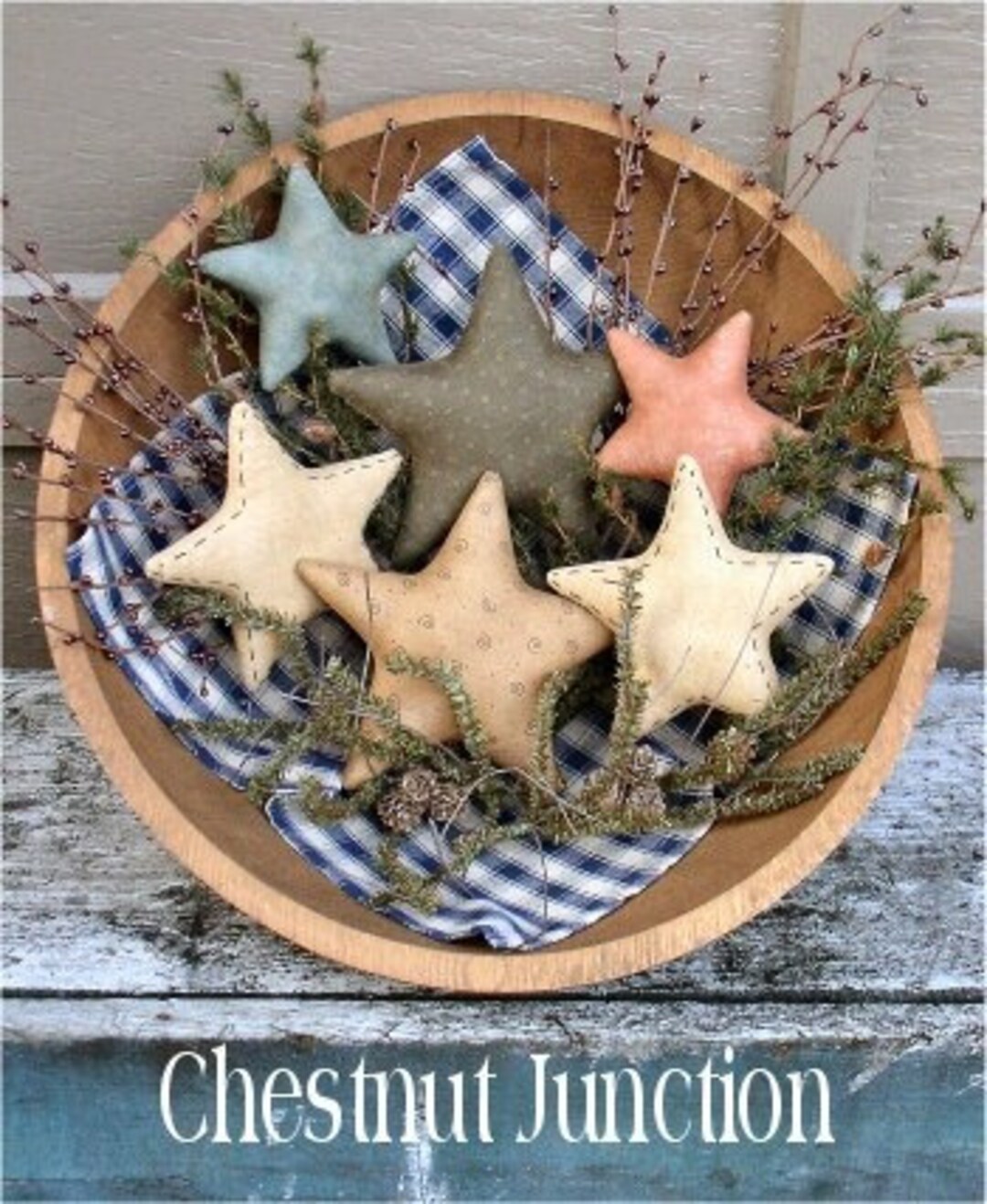 Primitive Stars Epattern...primitive Country Crafts Bowl Filler Cloth ...