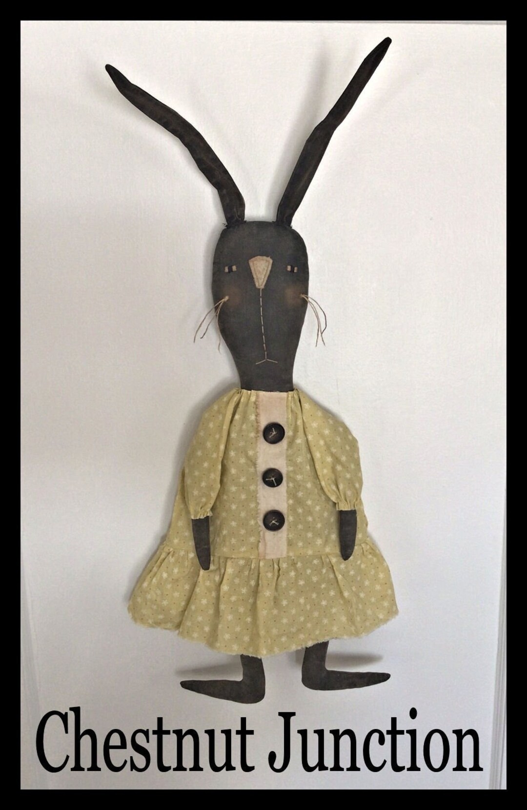 Ruthie Rabbit Epattern...primitive Spring Easter Bunny Cloth Doll ...