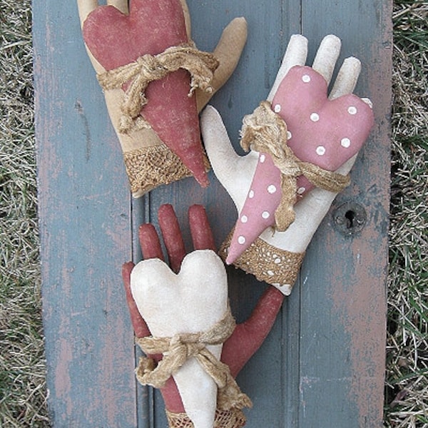 Primitive Valentine - Etsy