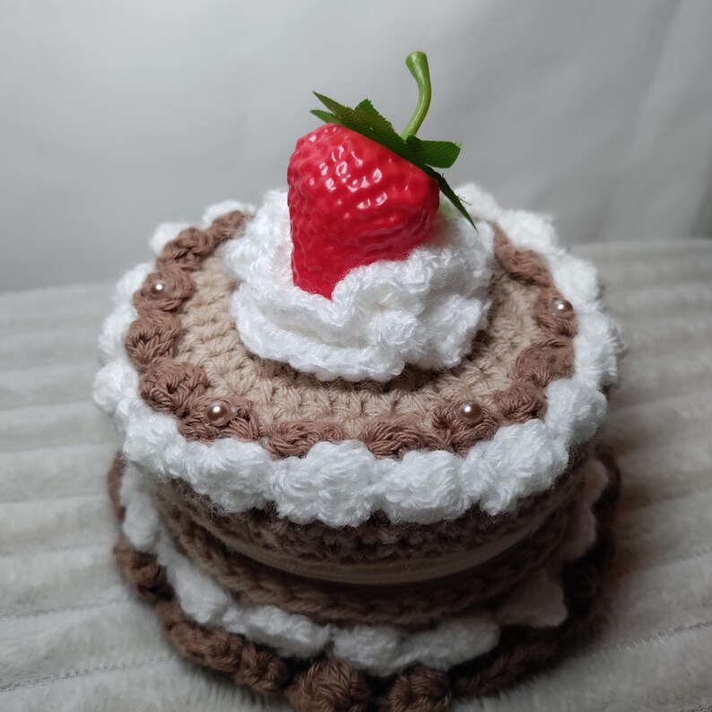 Crochet Cake Jewelry Box - Coquette Decor Accessory - Etsy