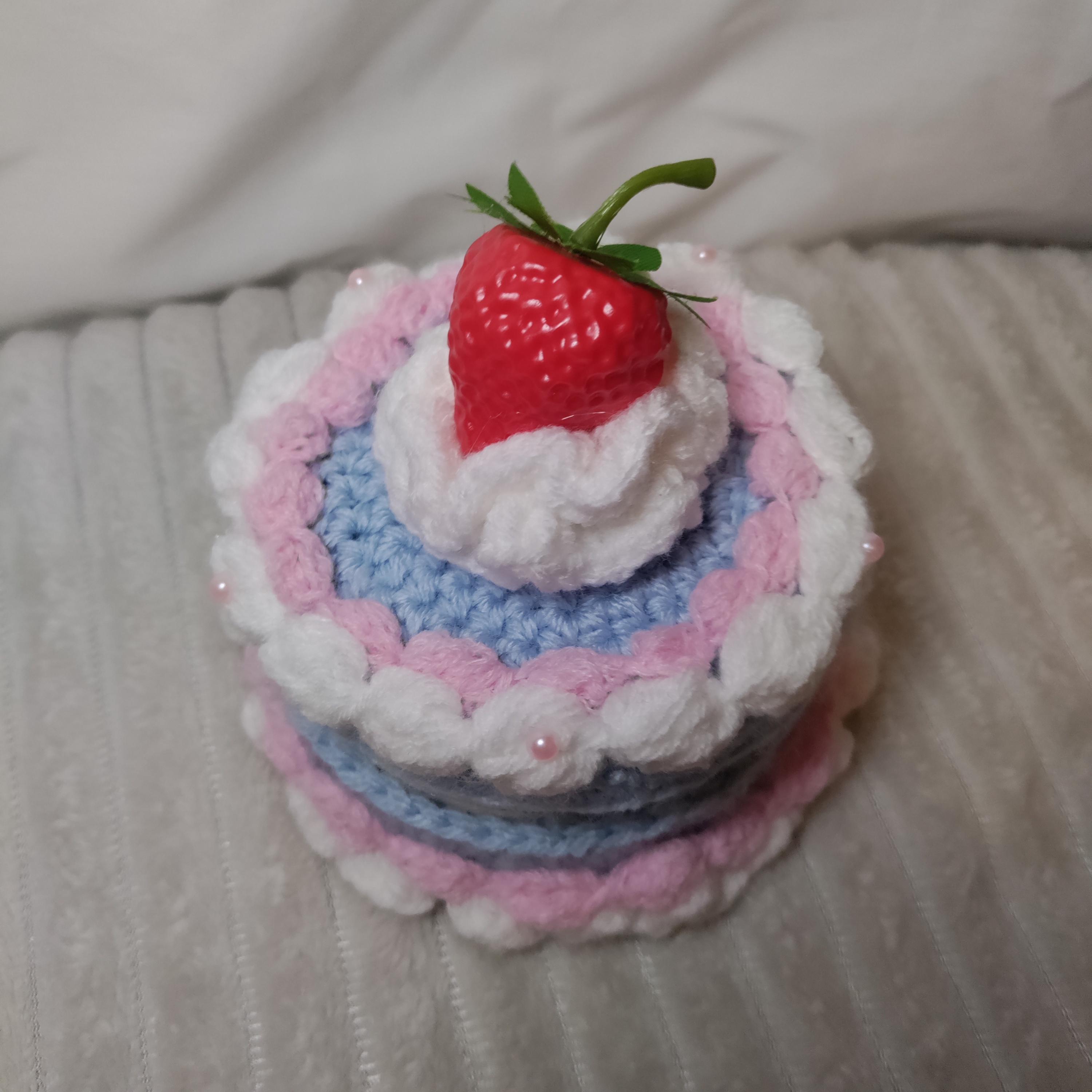 Crochet Cake Jewelry Box - Coquette Decor Accessory - Etsy