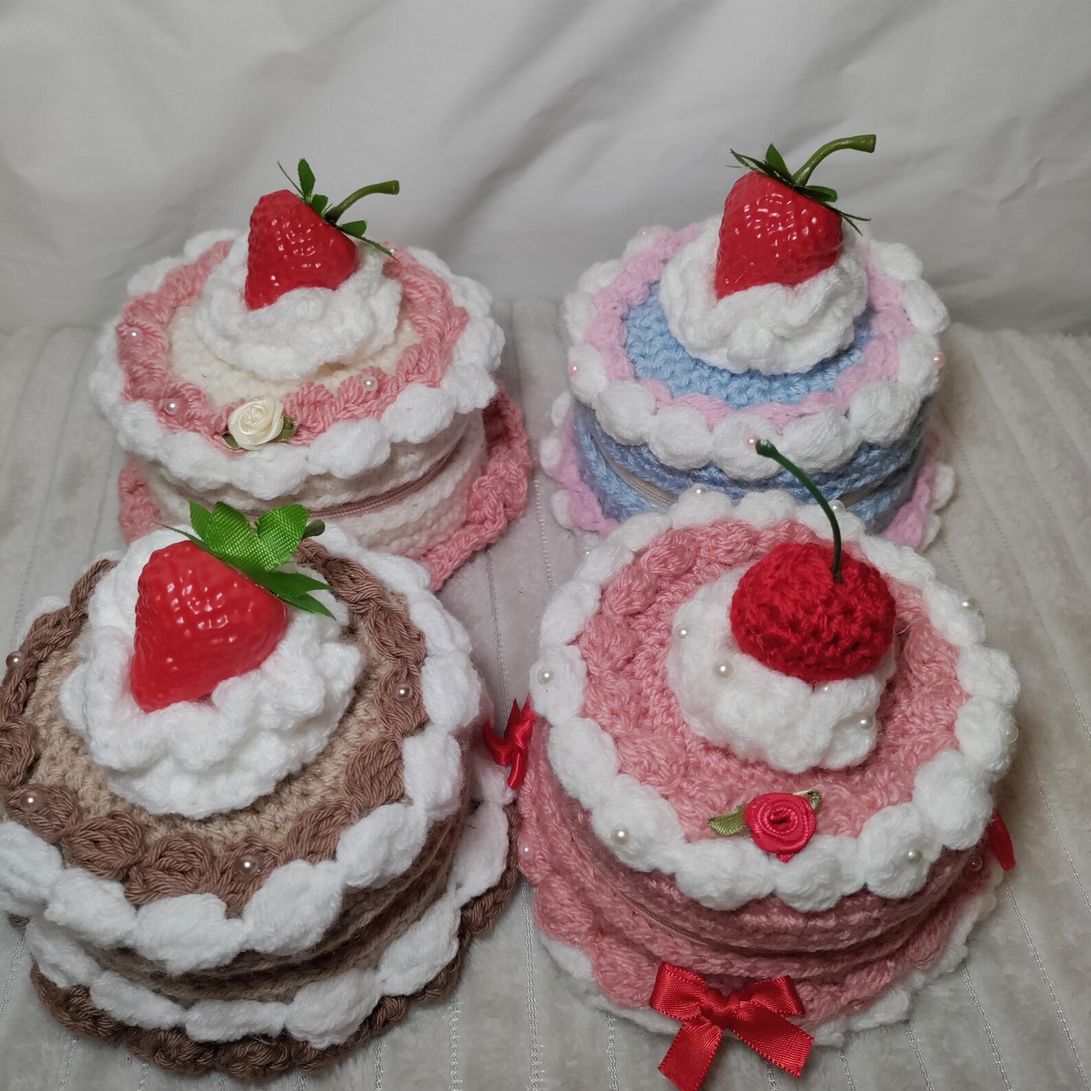 Crochet Cake Jewelry Box - Coquette Decor Accessory - Etsy