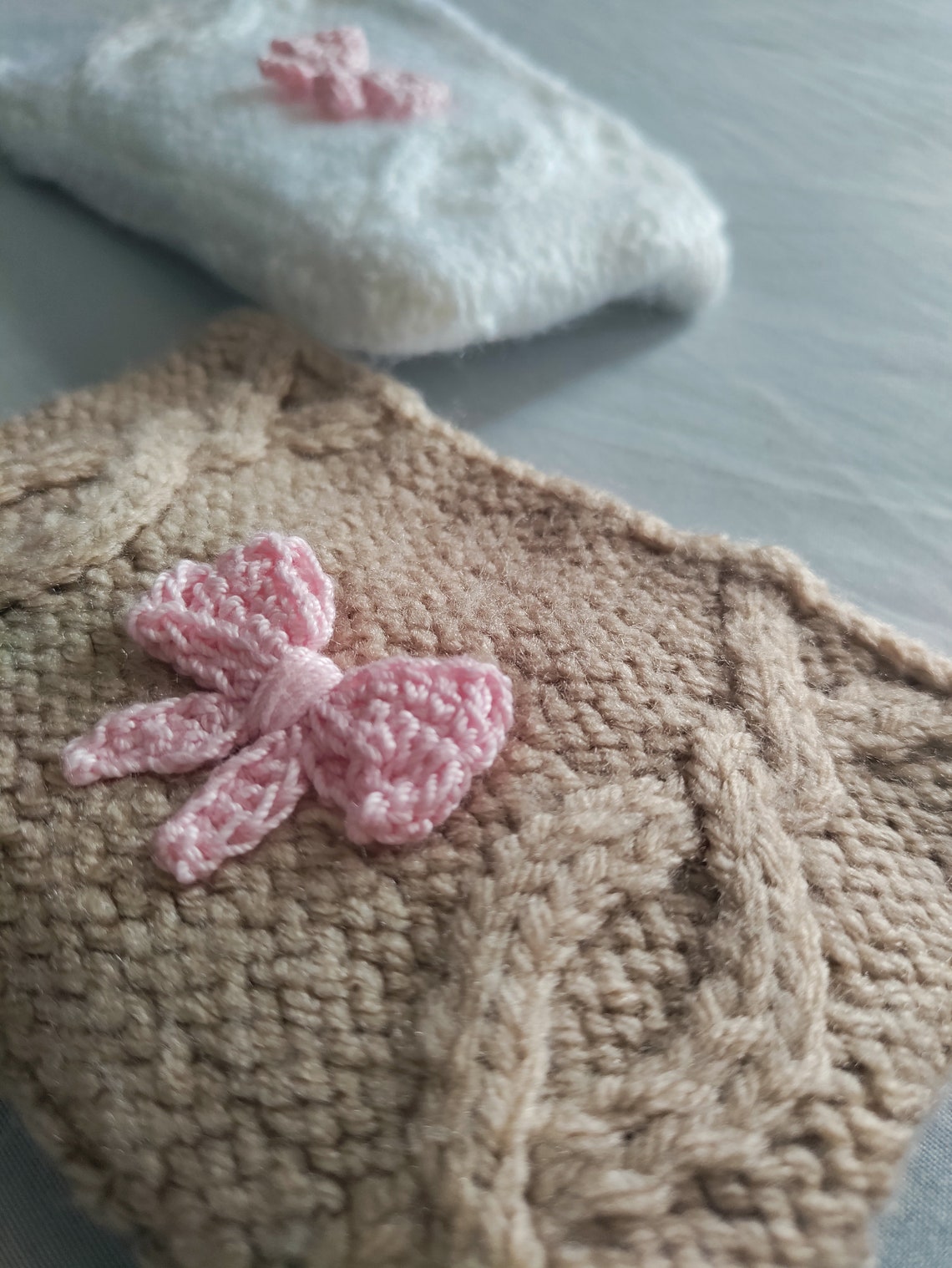 Handmade Knit Zippered Pouch | Coquette Accessory for Everyday ...