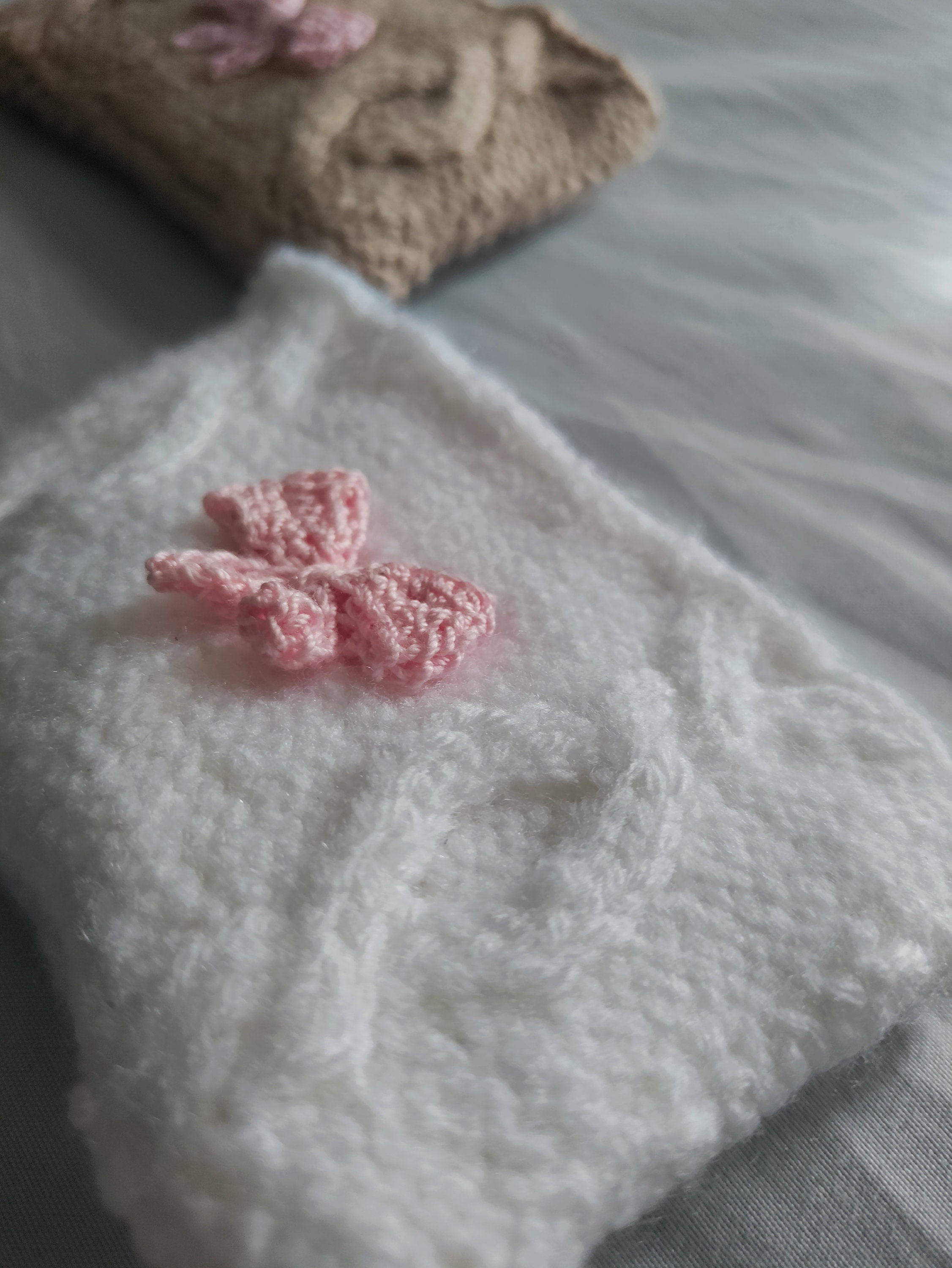 Handmade Knit Zippered Pouch | Coquette Accessory for Everyday ...