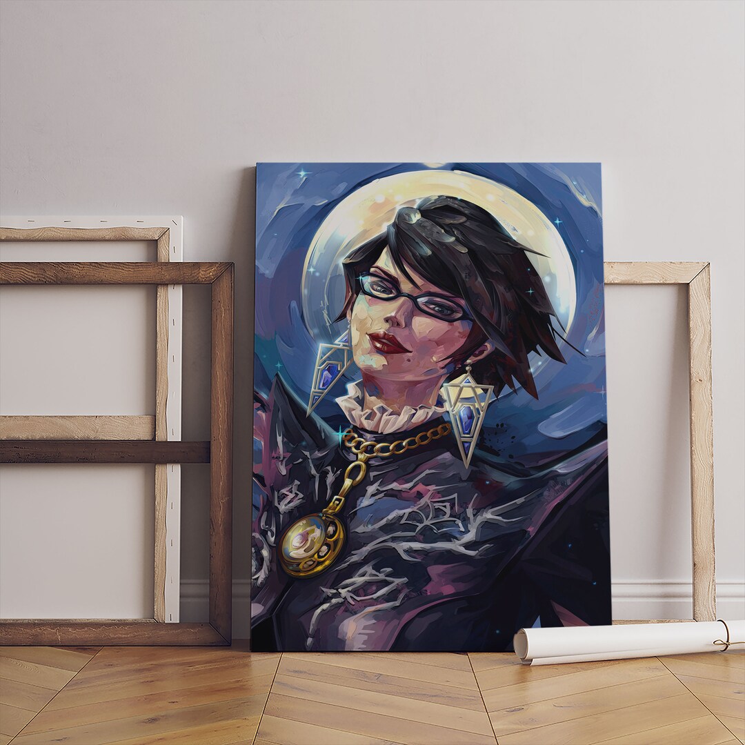 Bayonetta Poster, Game Wall Art, Canvas Print, Gamer Gift, Bayonetta ...