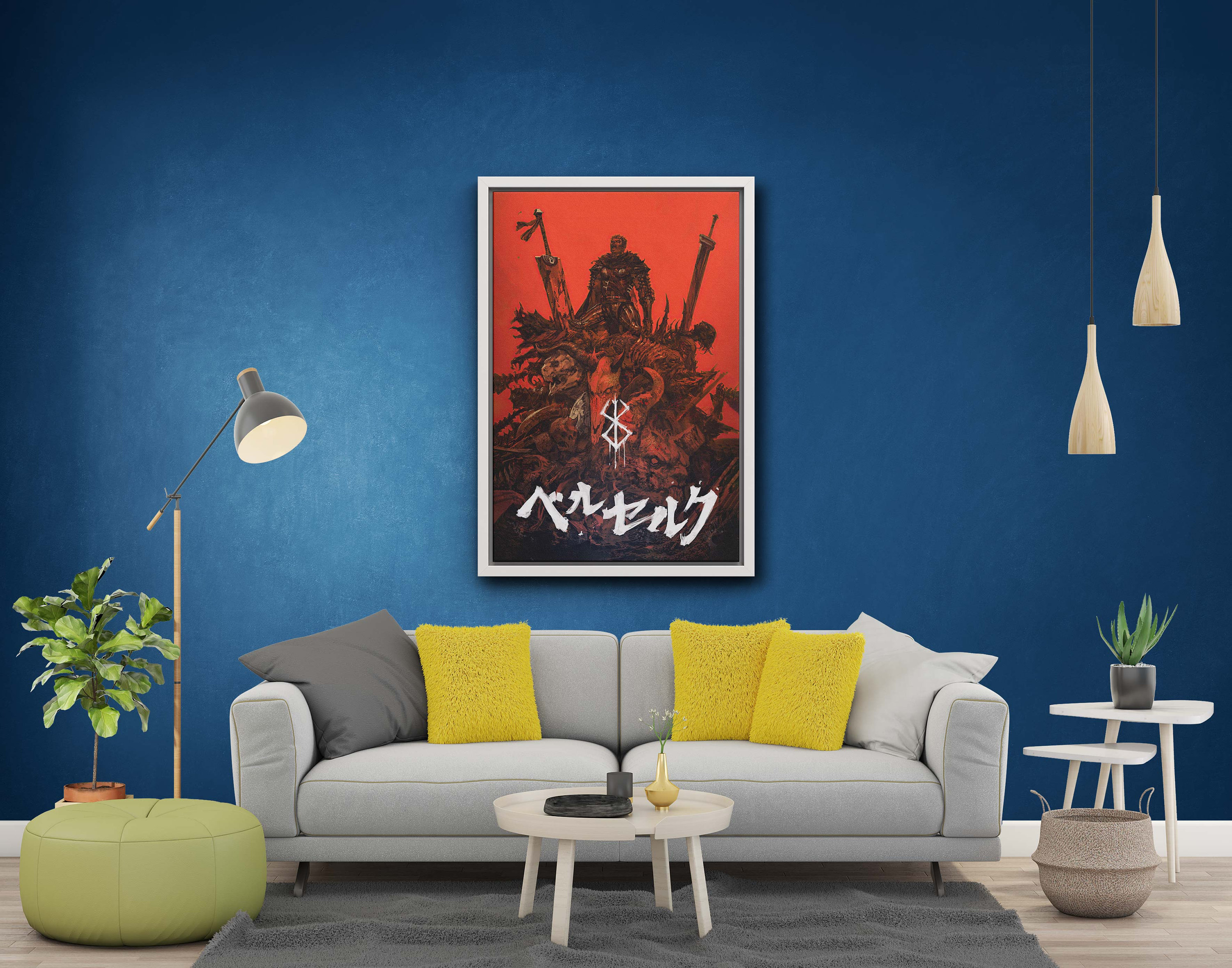 Guts Berserk Anime Poster, Anime Wall Art, Canvas Print, Anime Poster ...