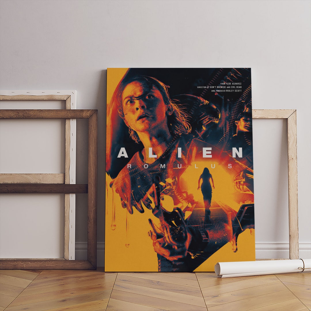 Alien Romulus Poster Print, Movie Art Decor, Canvas Wall Art, Alien ...