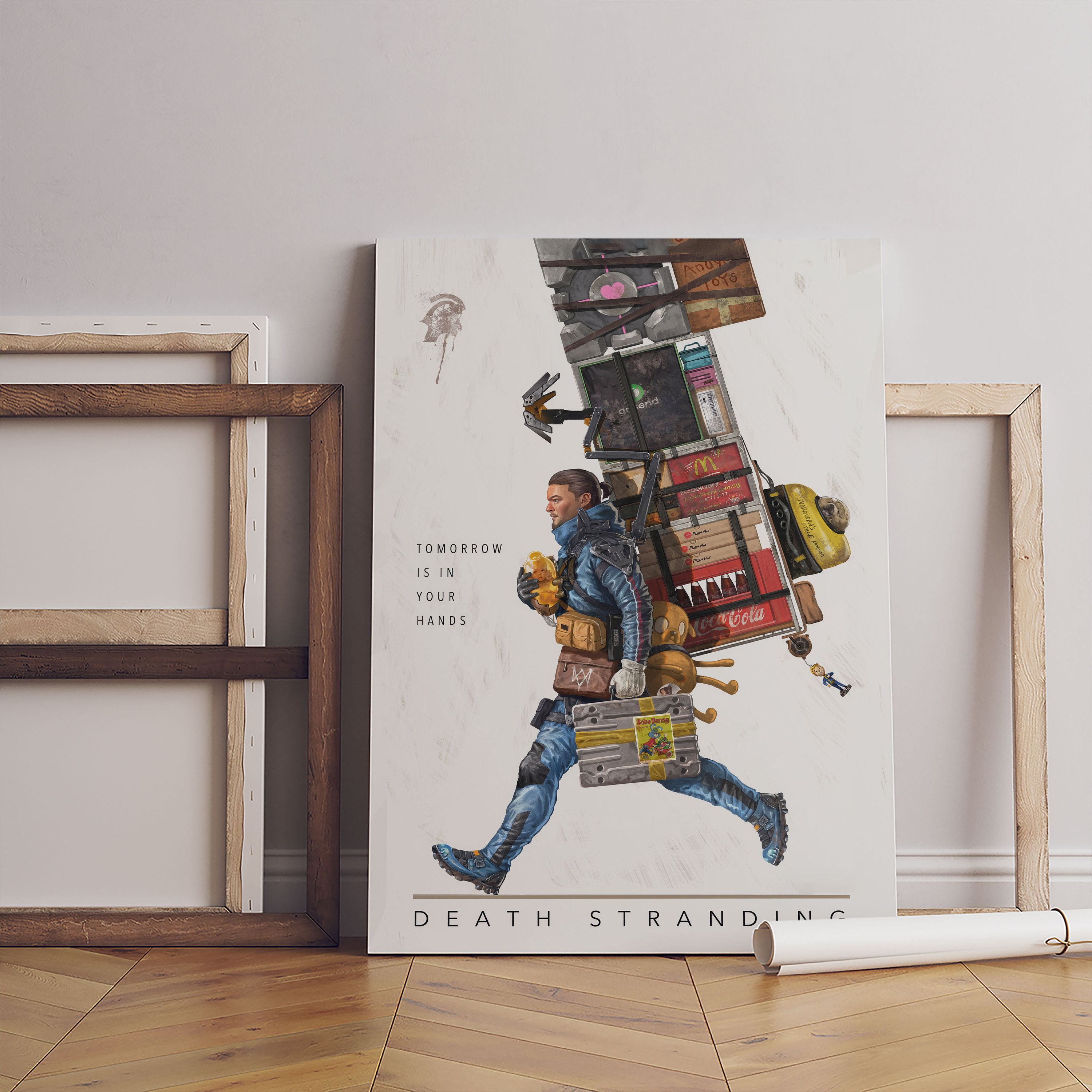 Death Stranding Game Poster, Game Wall Art, Canvas Print, Gamer Gift ...