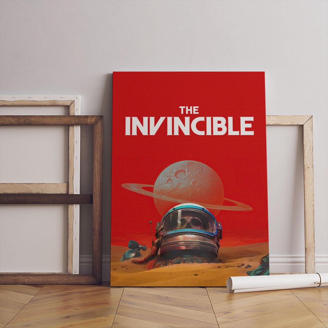 The Invincible Game Poster, Game Wall Art, Canvas Print, Gamer Gift ...
