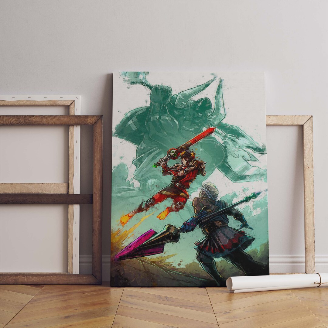 Hades Game Poster, Game Wall Art, Canvas Print, Gamer Gift, Hades Game ...