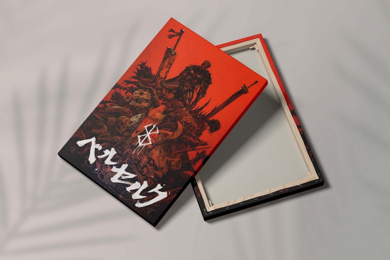 Guts Berserk Anime Poster, Anime Wall Art, Canvas Print, Anime Poster ...