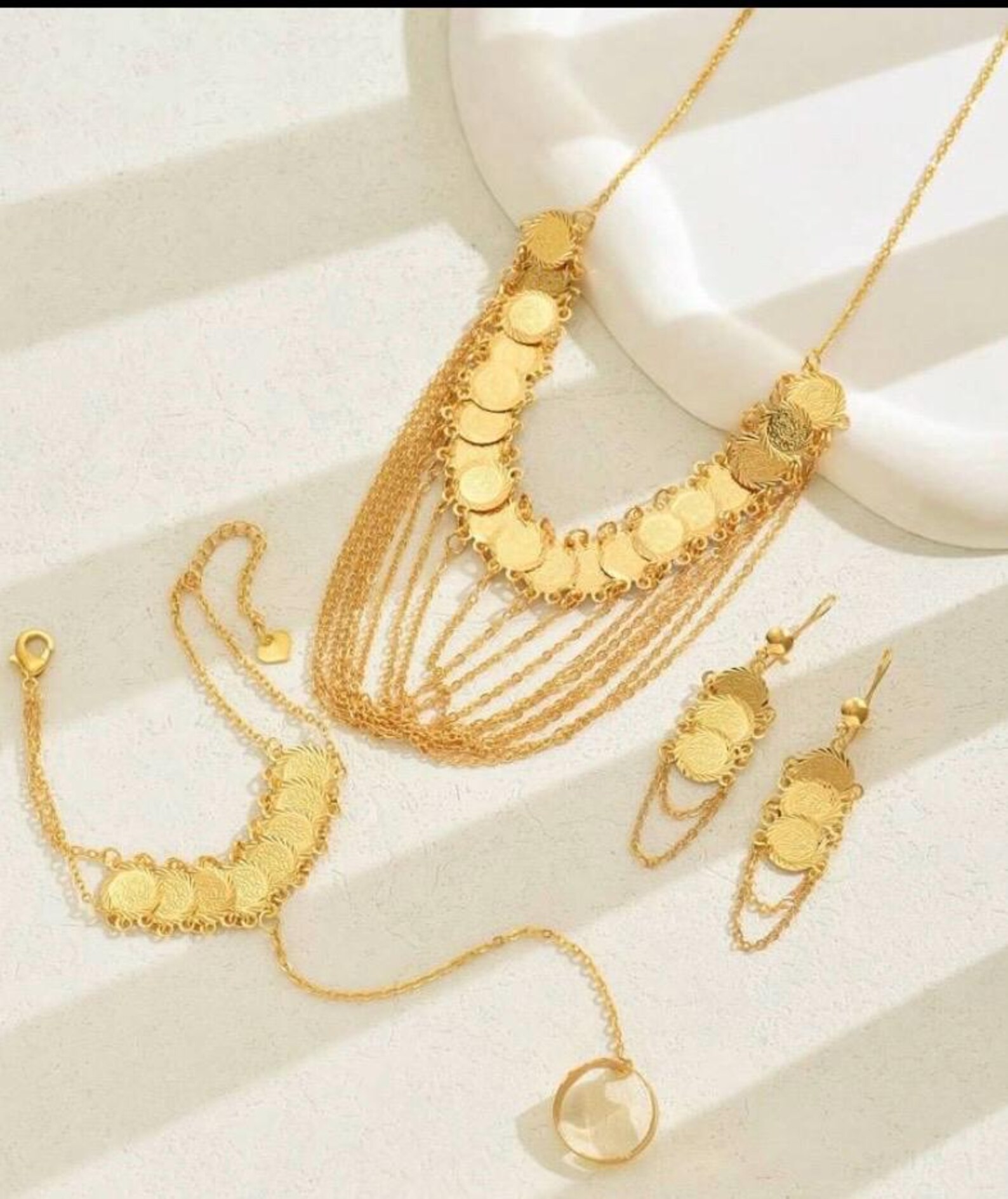 Beautiful Gold Coin Set 4 Pices - Etsy