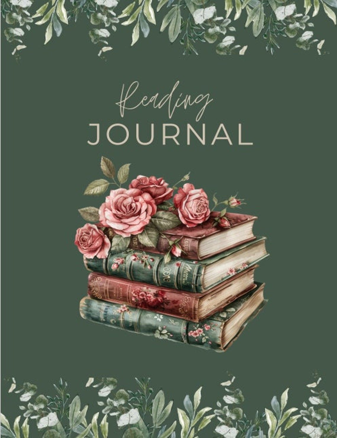 Digital Reading Journal - Etsy