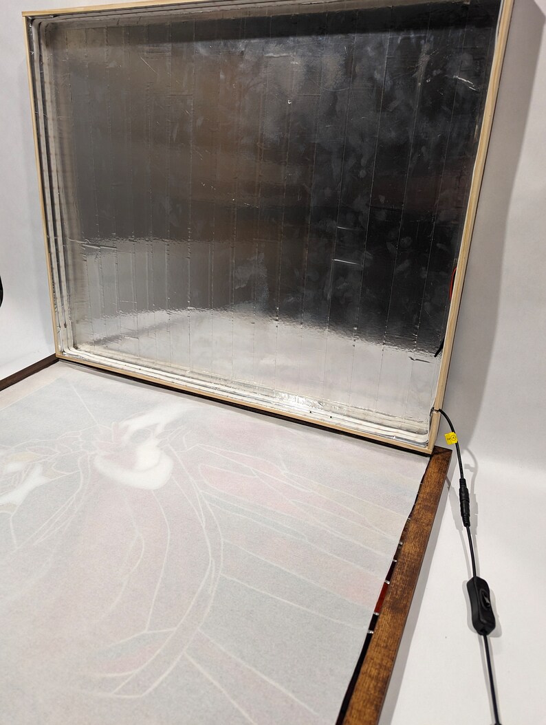 Frame and Optional Light Box for 24x30 Stained Glass Panel - Etsy