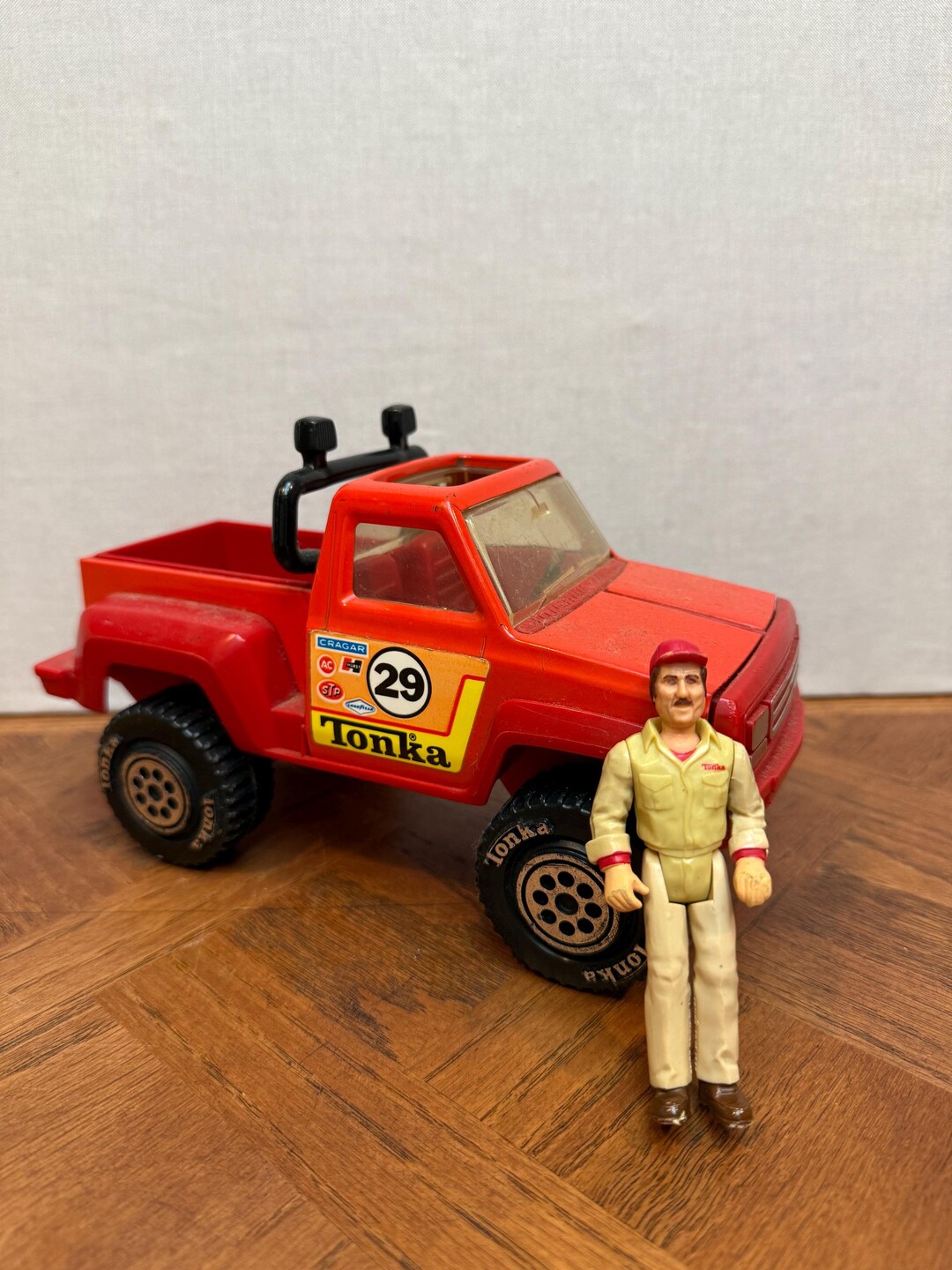 Vintage 1979 Tonka Truck Pickup Baja Racing Cragar 29 Red - Etsy